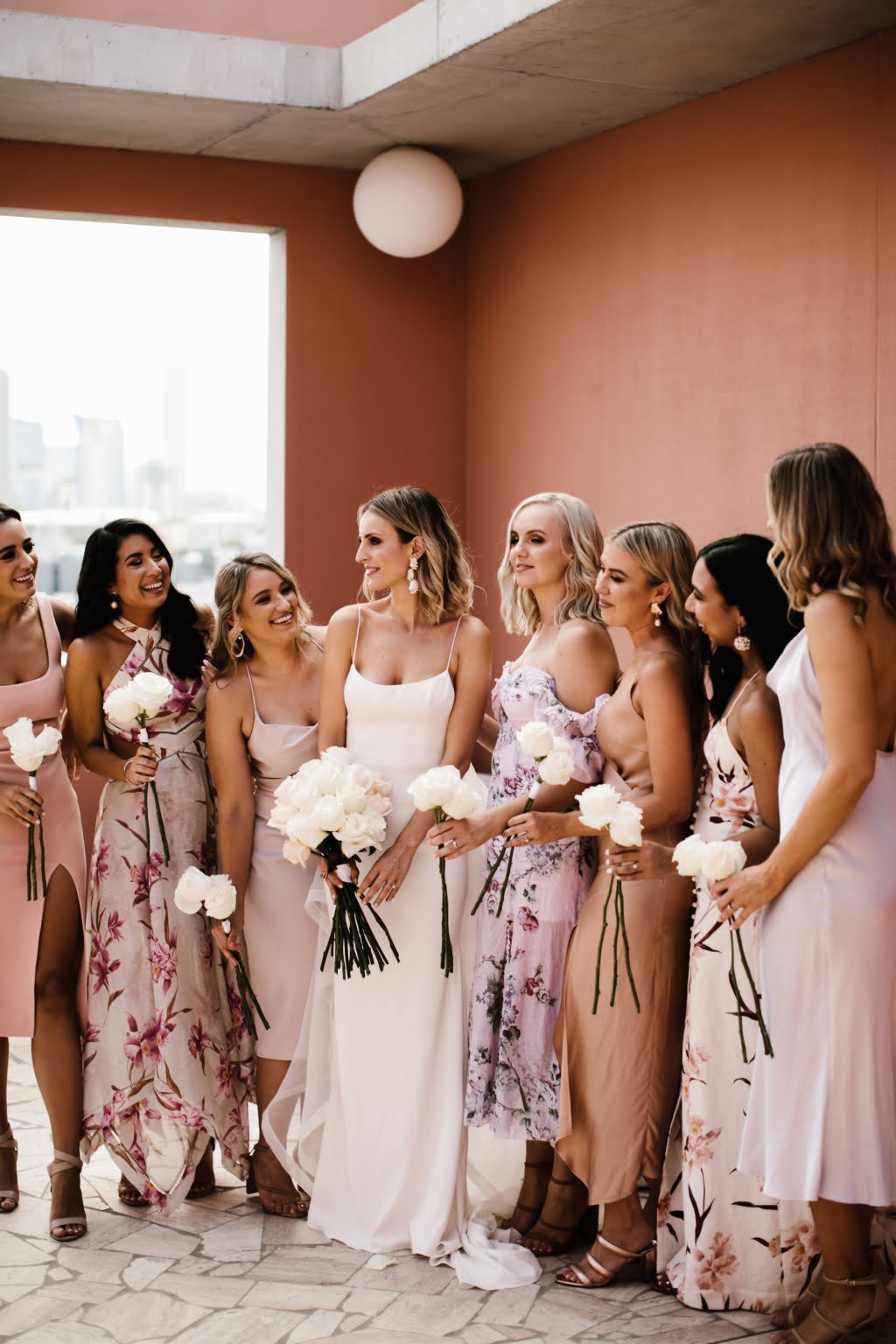 18 Inspiring Bridal Party Outfits & Bridesmaid Dresses - Hello May