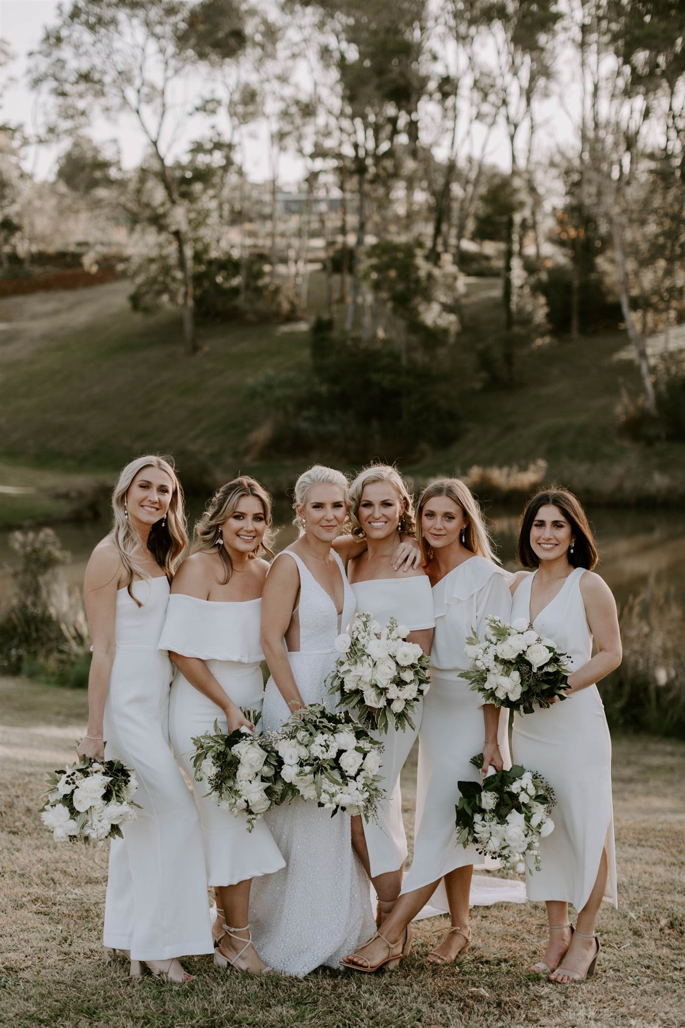 18 Inspiring Bridal Party Outfits & Bridesmaid Dresses - Hello May