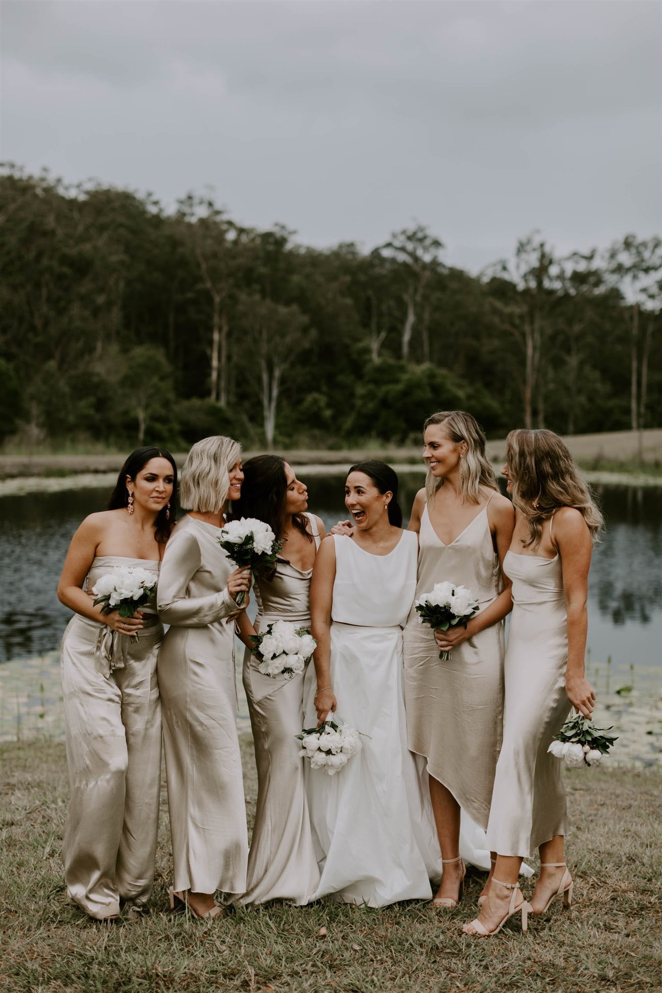 18 Inspiring Bridal Party Outfits & Bridesmaid Dresses - Hello May