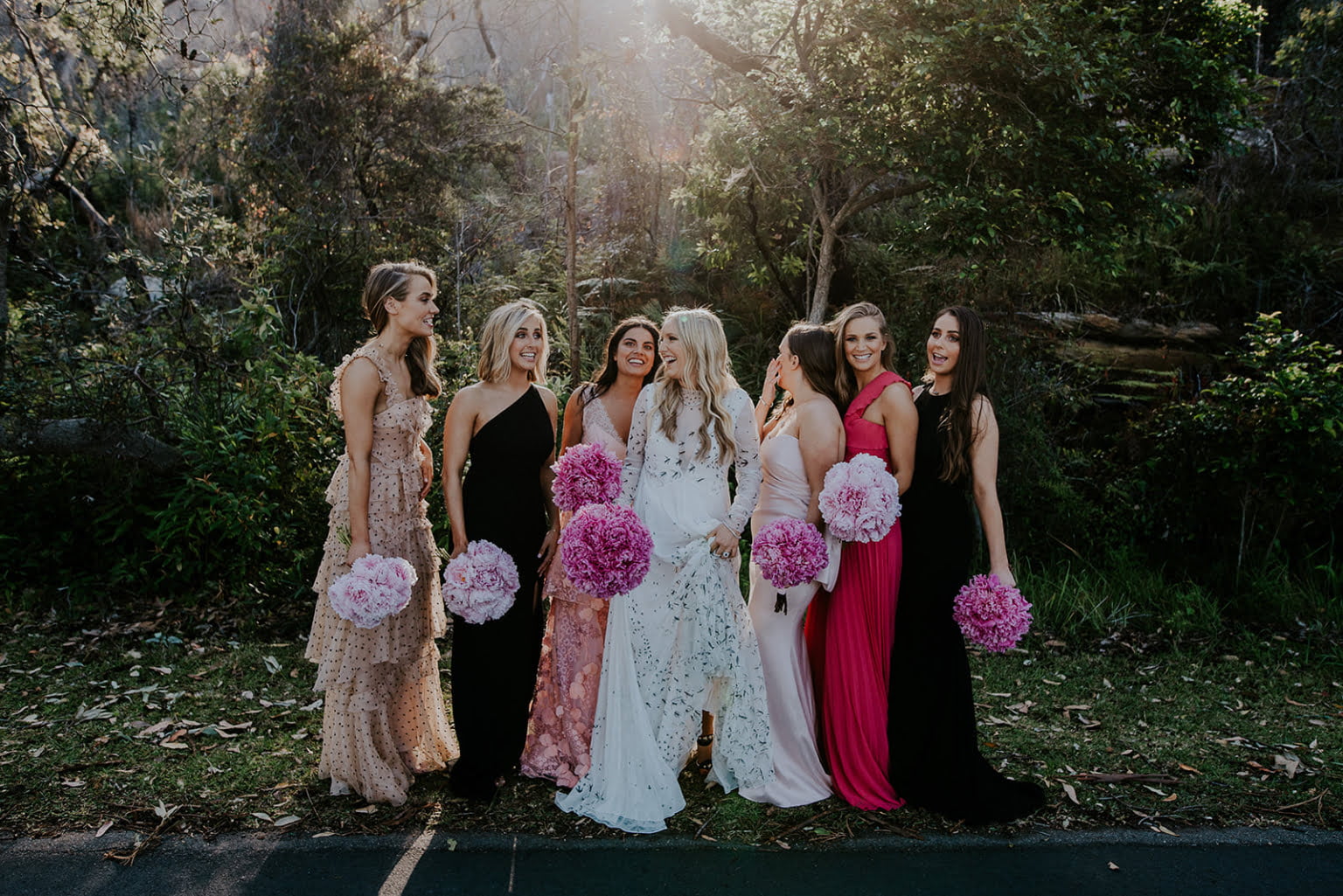 18 Inspiring Bridal Party Outfits & Bridesmaid Dresses - Hello May