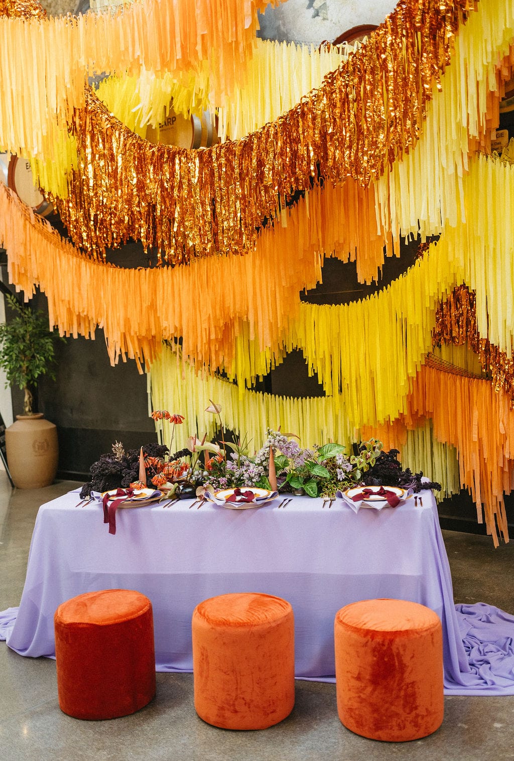 LILAC & PEACH WEDDING STYLING INSPO - Hello May
