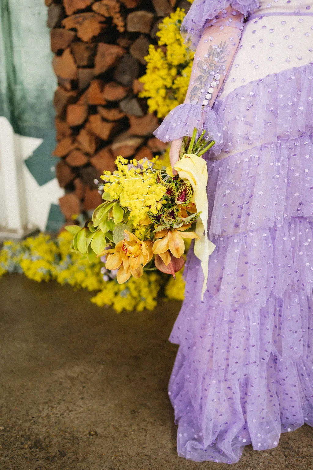 LILAC & PEACH WEDDING STYLING INSPO - Hello May