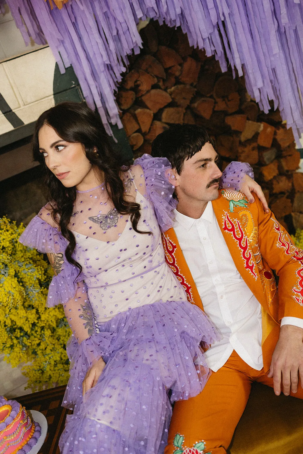 LILAC & PEACH WEDDING STYLING INSPO - Hello May