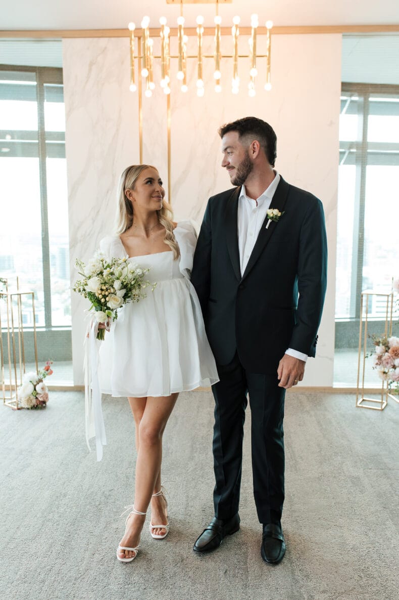 Caitlin & Alex's Brisbane elopement - Hello May