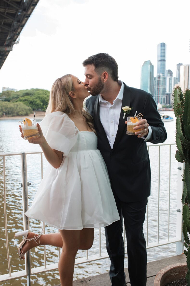 Caitlin & Alex's Brisbane elopement - Hello May