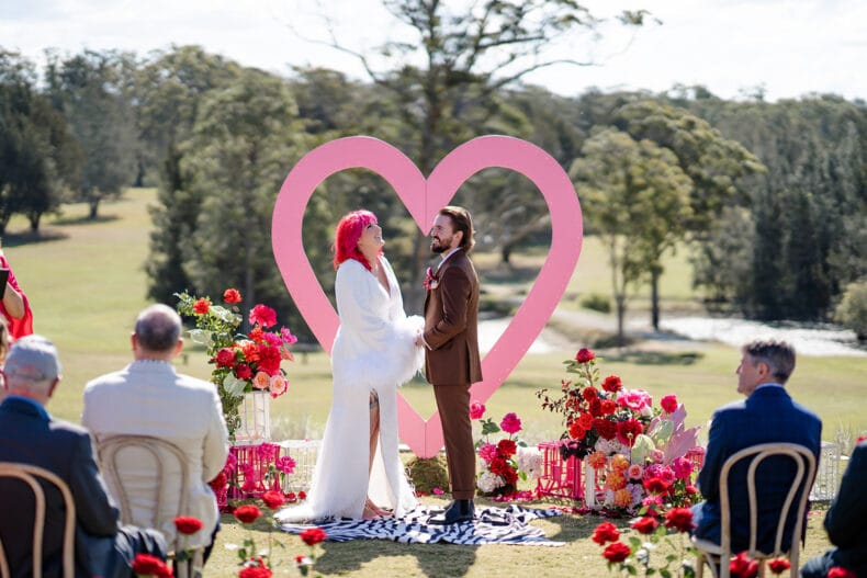 Vegas-Inspired South Coast Wedding | Hello May