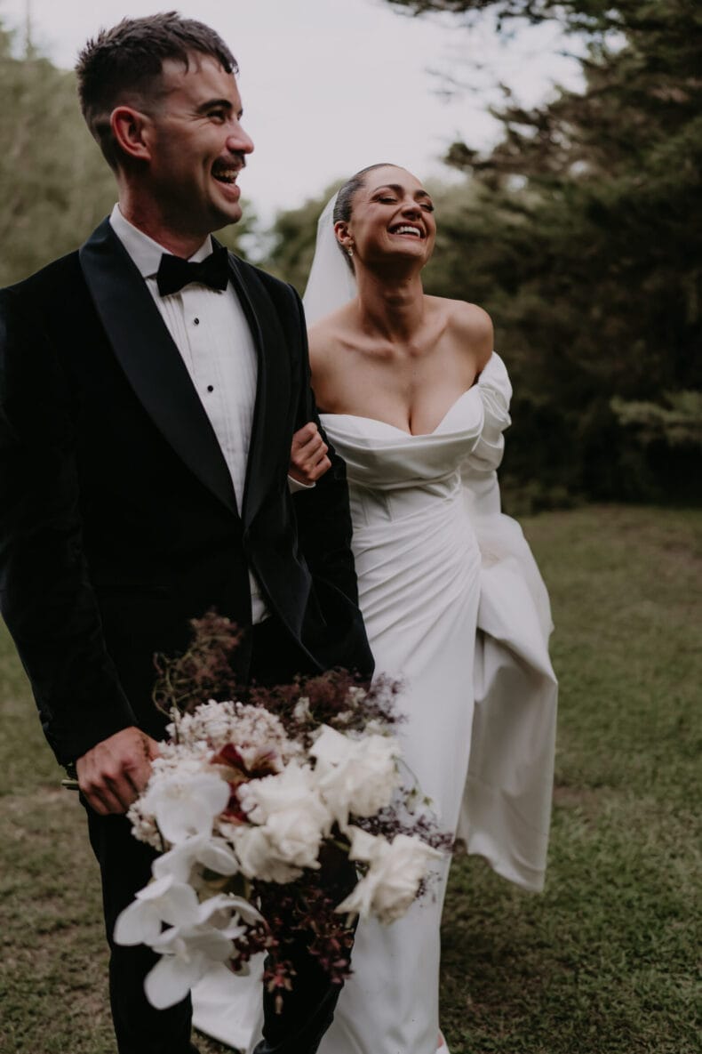 Emily & Tom's Backyard Wedding in Victoria | Hello May